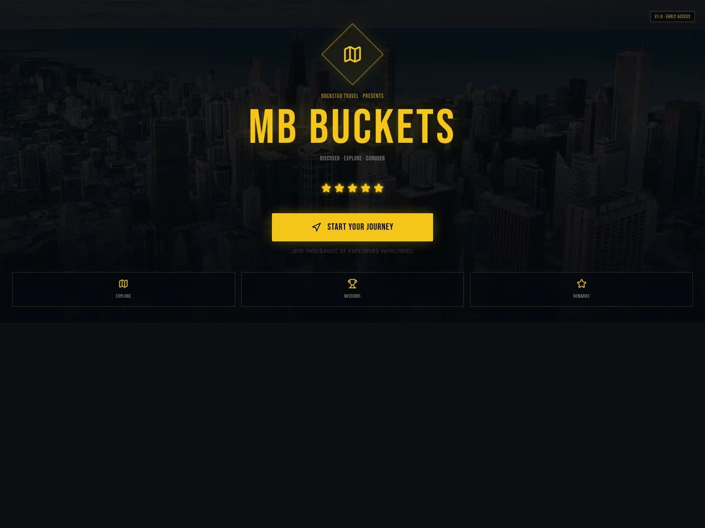 MB Buckets Travel App