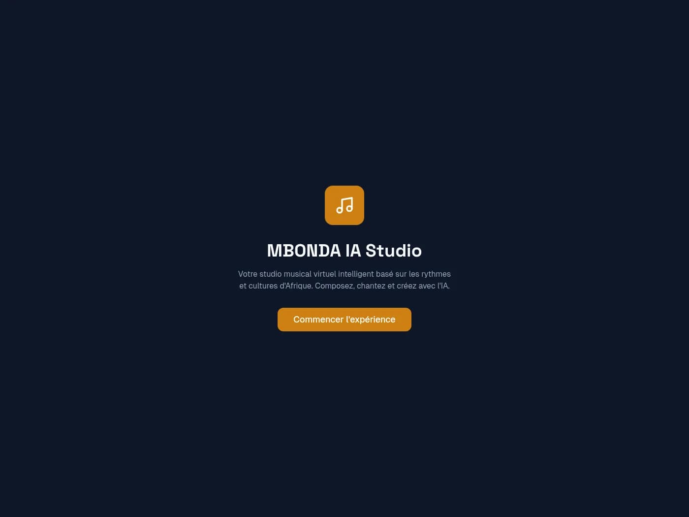 MBONDA IA Studio