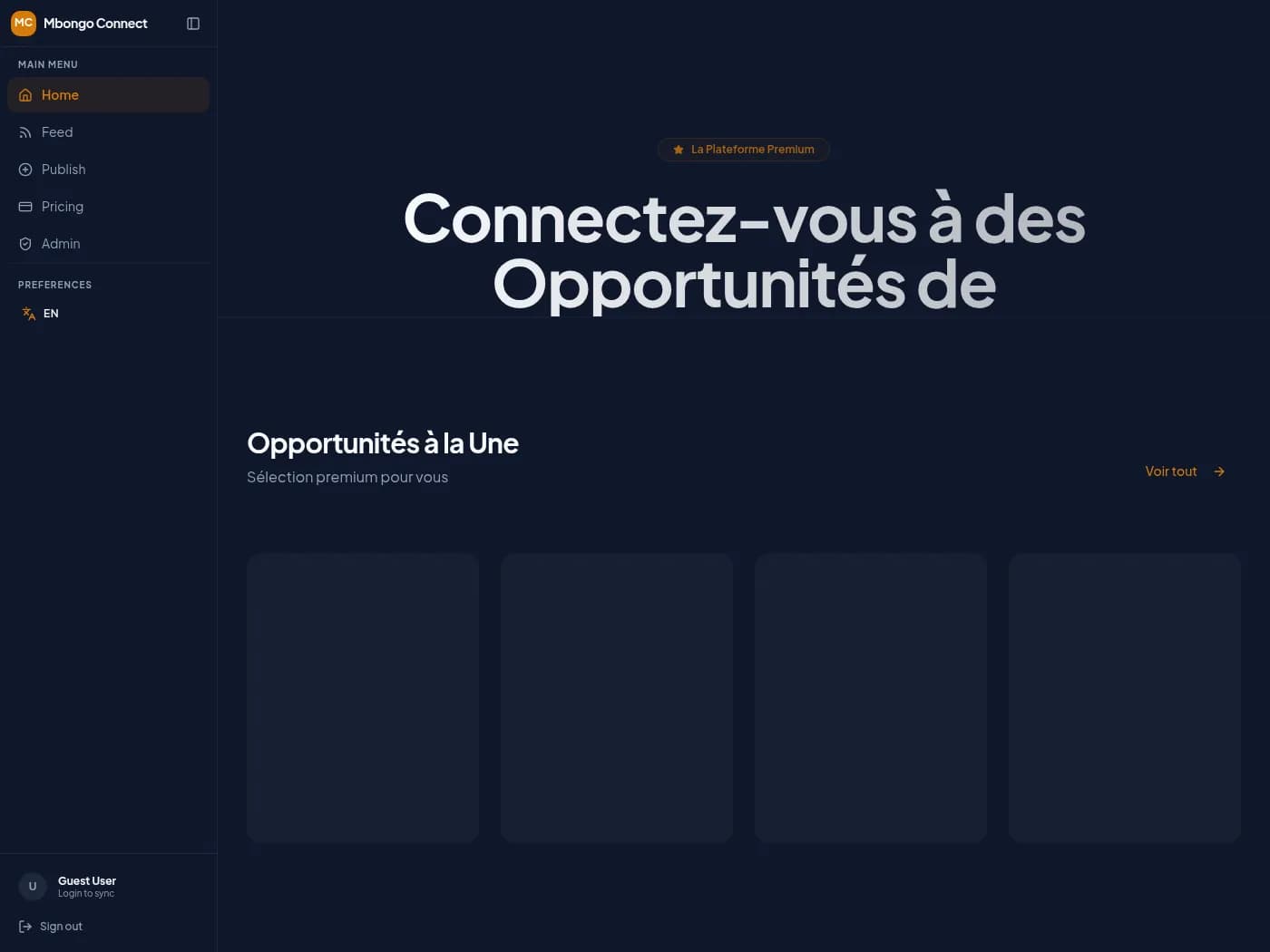 Mbongo Connect Platform