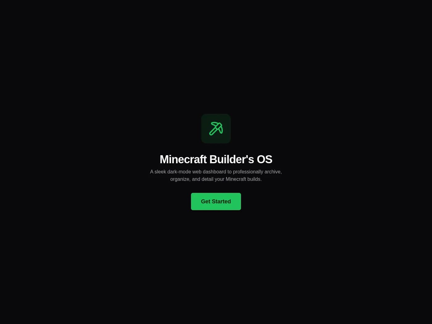 Minecraft Builder's OS
