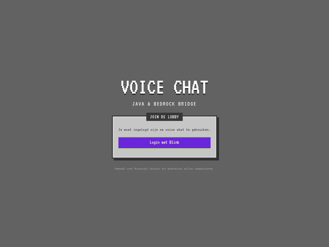 Crossplay Voice Chatcraft