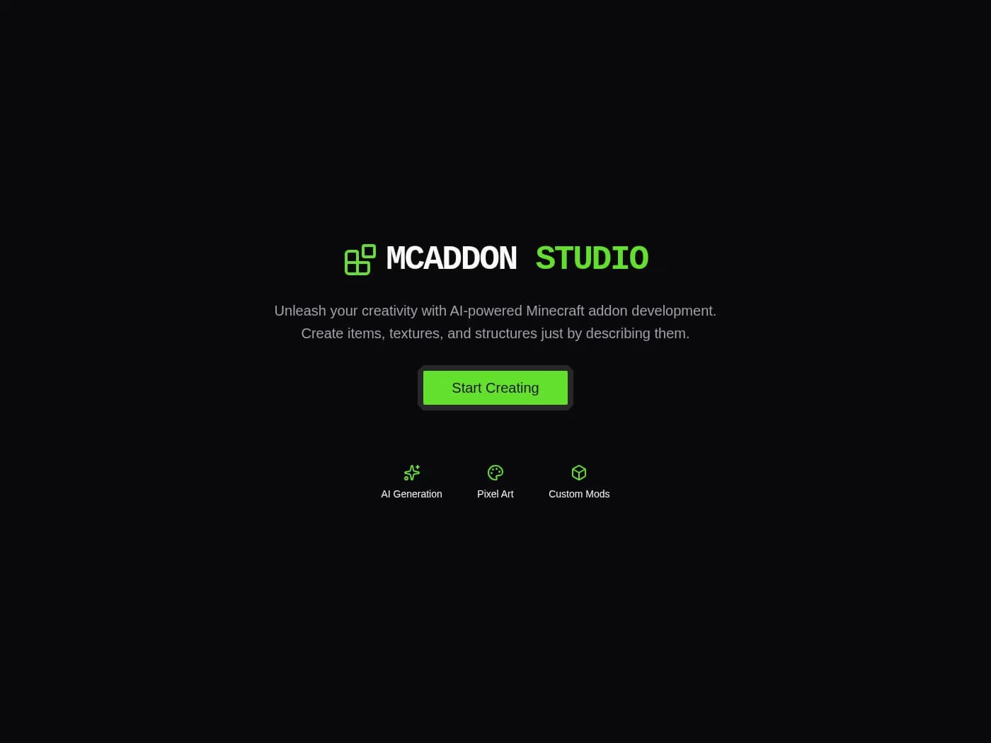 MCAddon AI Studio