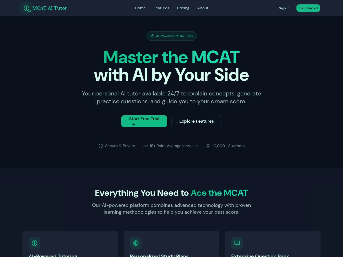 MCAT AI Tutor