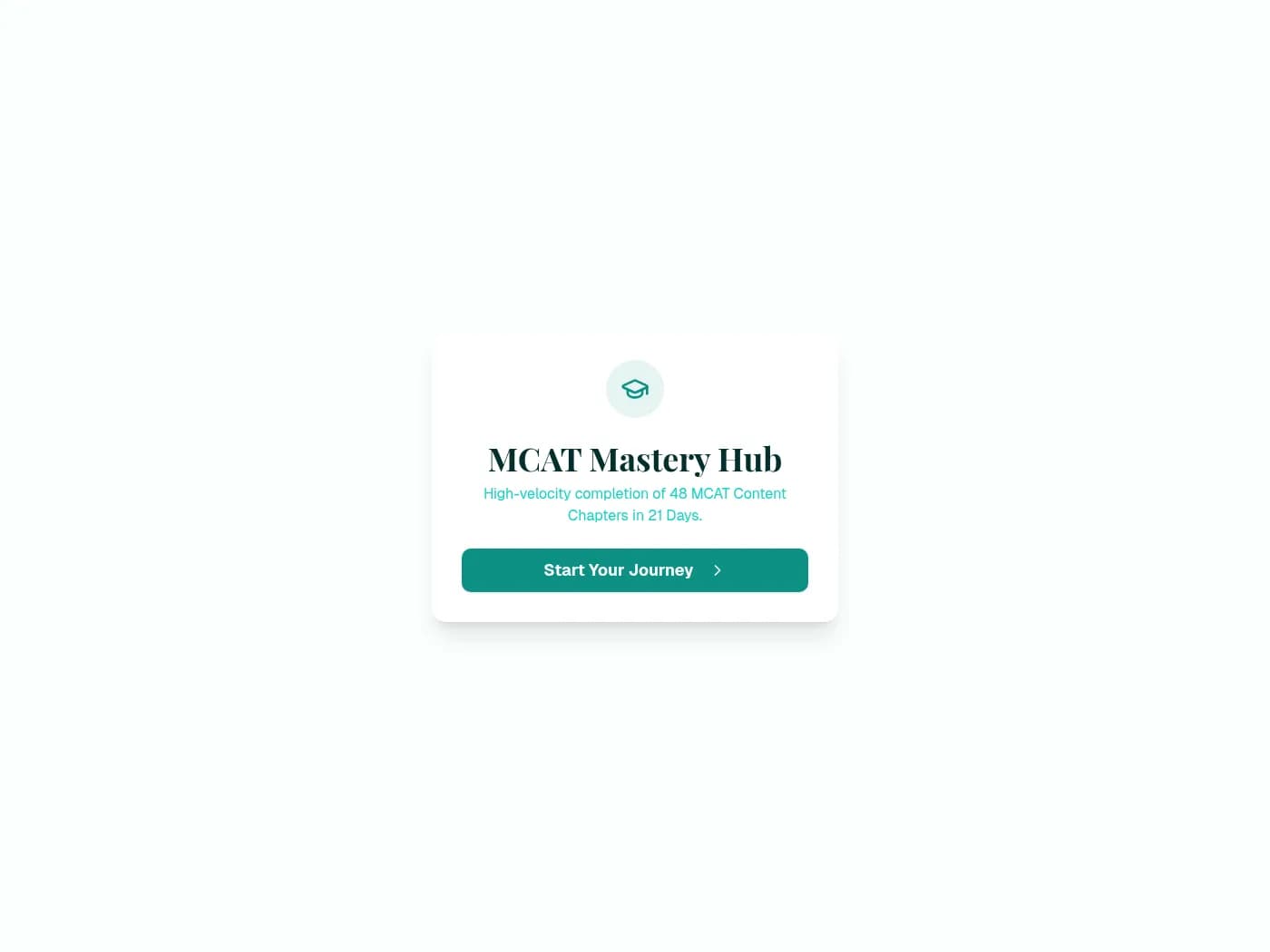 MCAT Mastery Hub