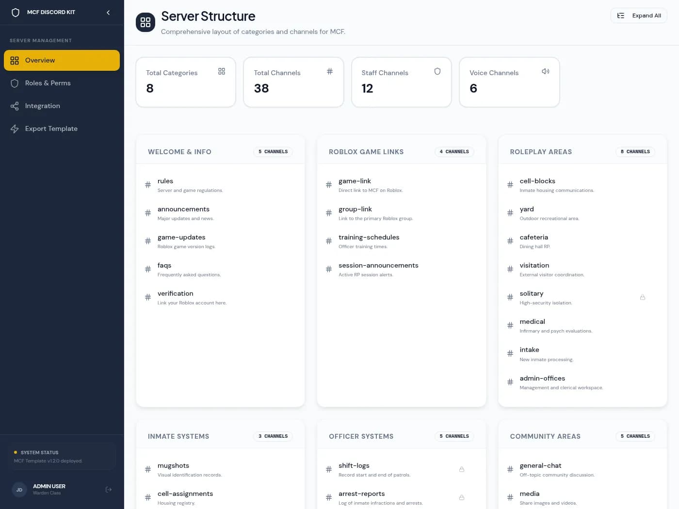 MCF Discord Server Kit