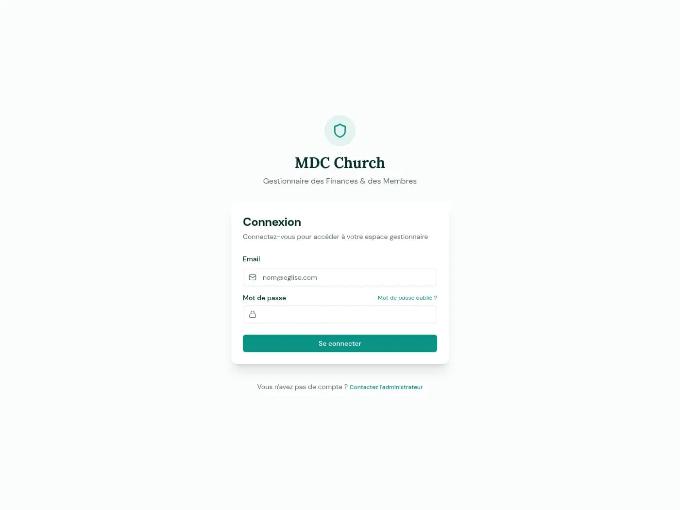 MDC Church Finance Manager