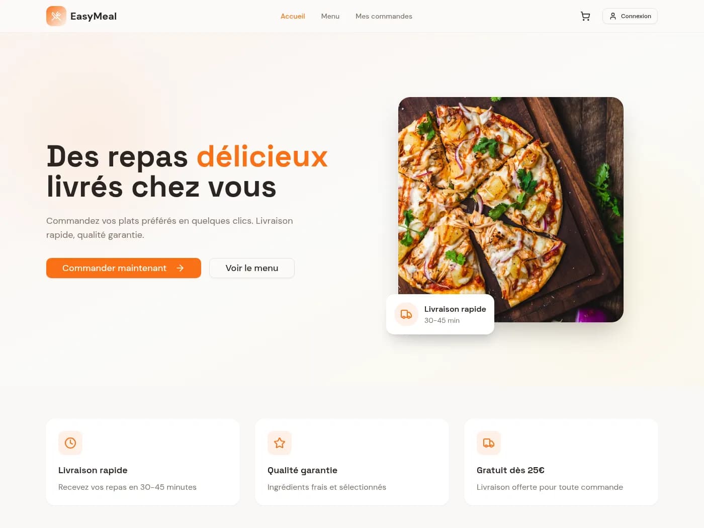 EasyMeal Commande