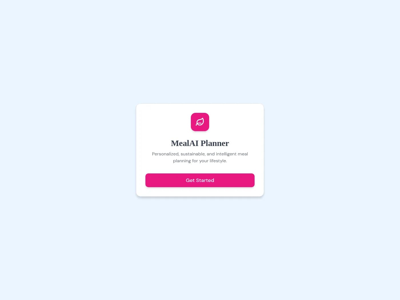 MealAI Planner