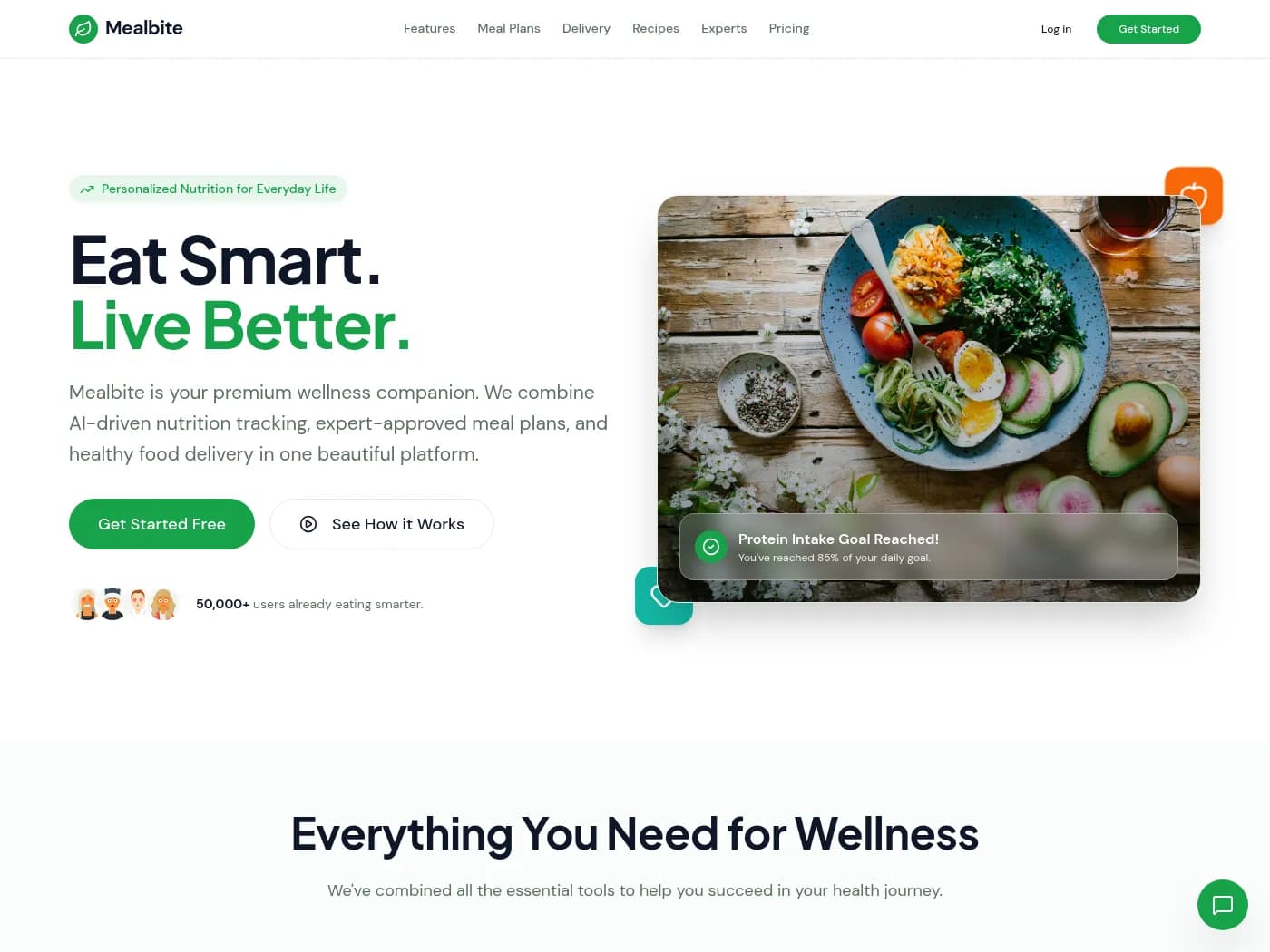 Mealbite Wellness Platform