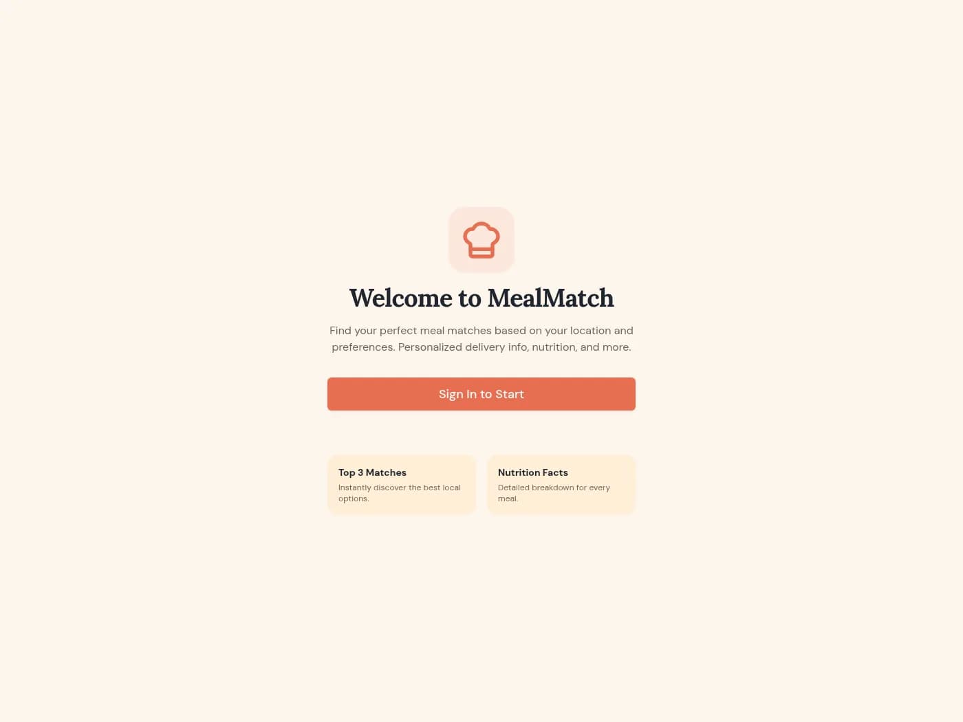 MealMatch Finder