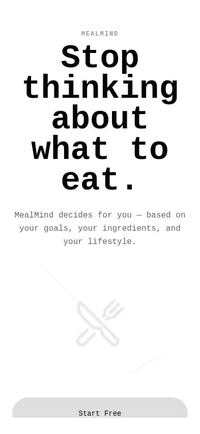 MealMind AI Food Brain