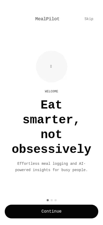 MealPilot Nutrition Coach