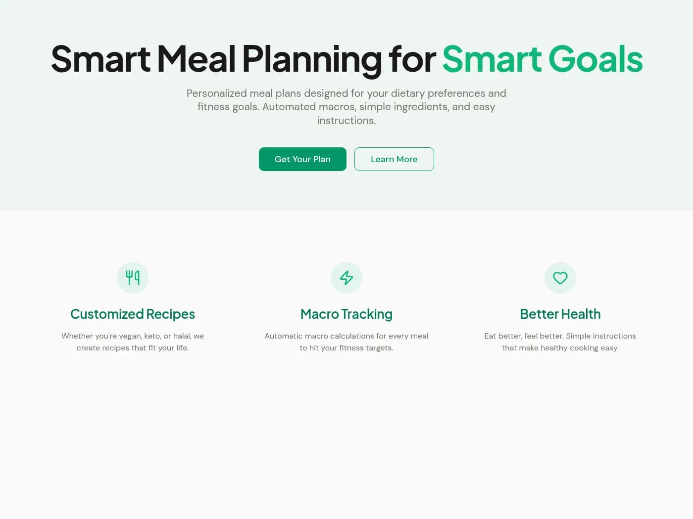 Smart Meal Planner