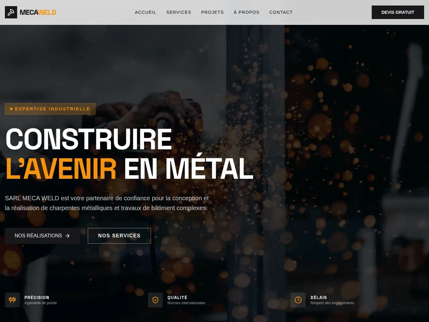 Meca Weld Corporate Site