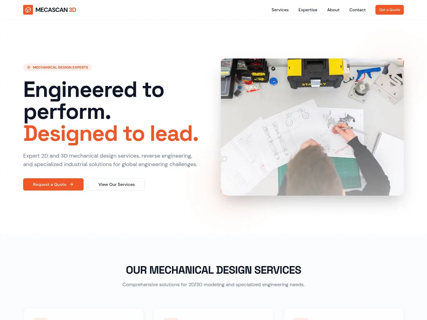 MecaScan 3D Services