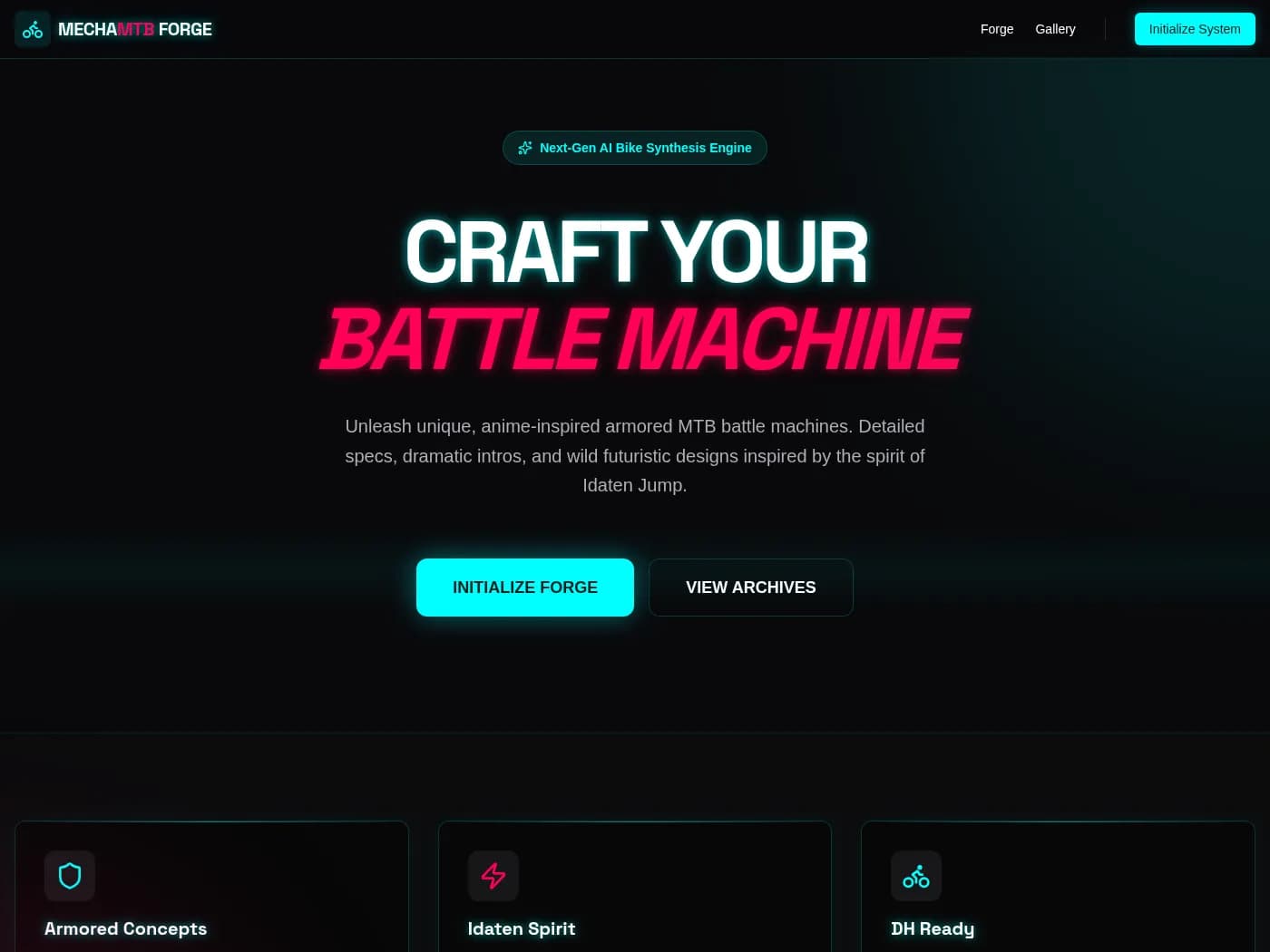 Anime Mecha MTB Generator