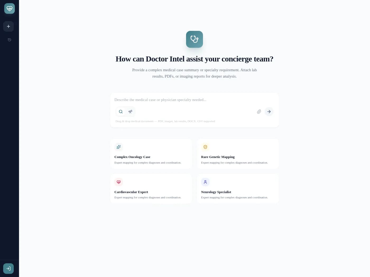 Doctor Intel Concierge