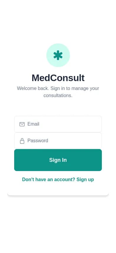 MedConsult App