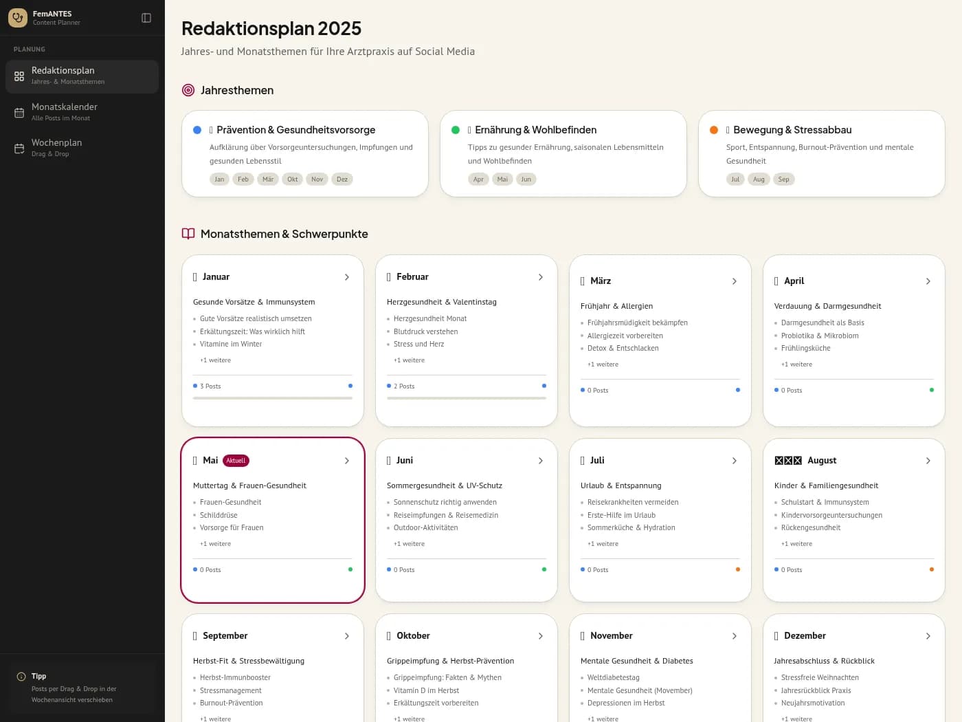 MedSocial Content Planner