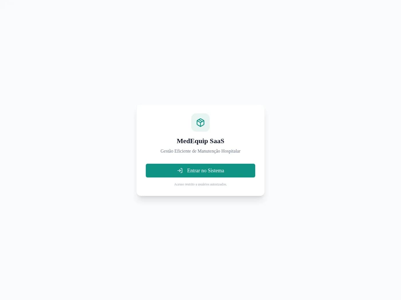 MedEquip Maintenance SaaS