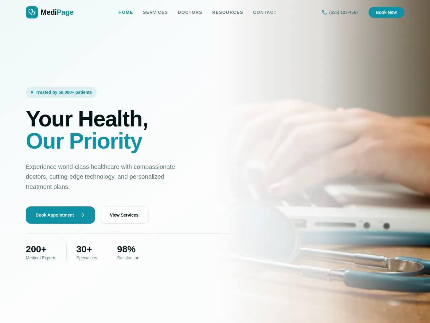 MediPage Web Portal