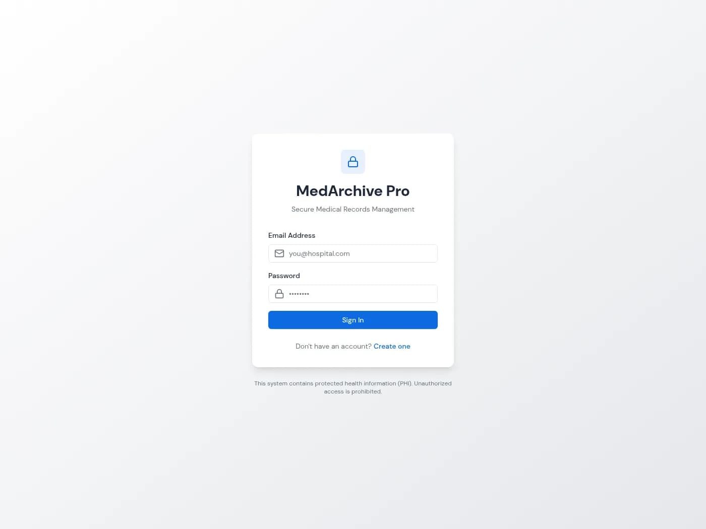 MedArchive Pro