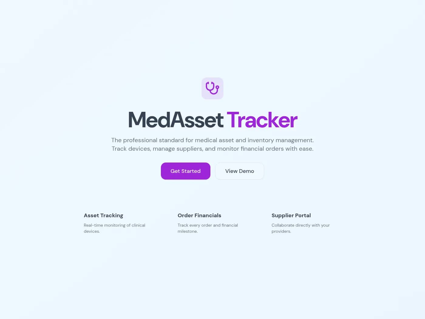 MedAsset Tracker