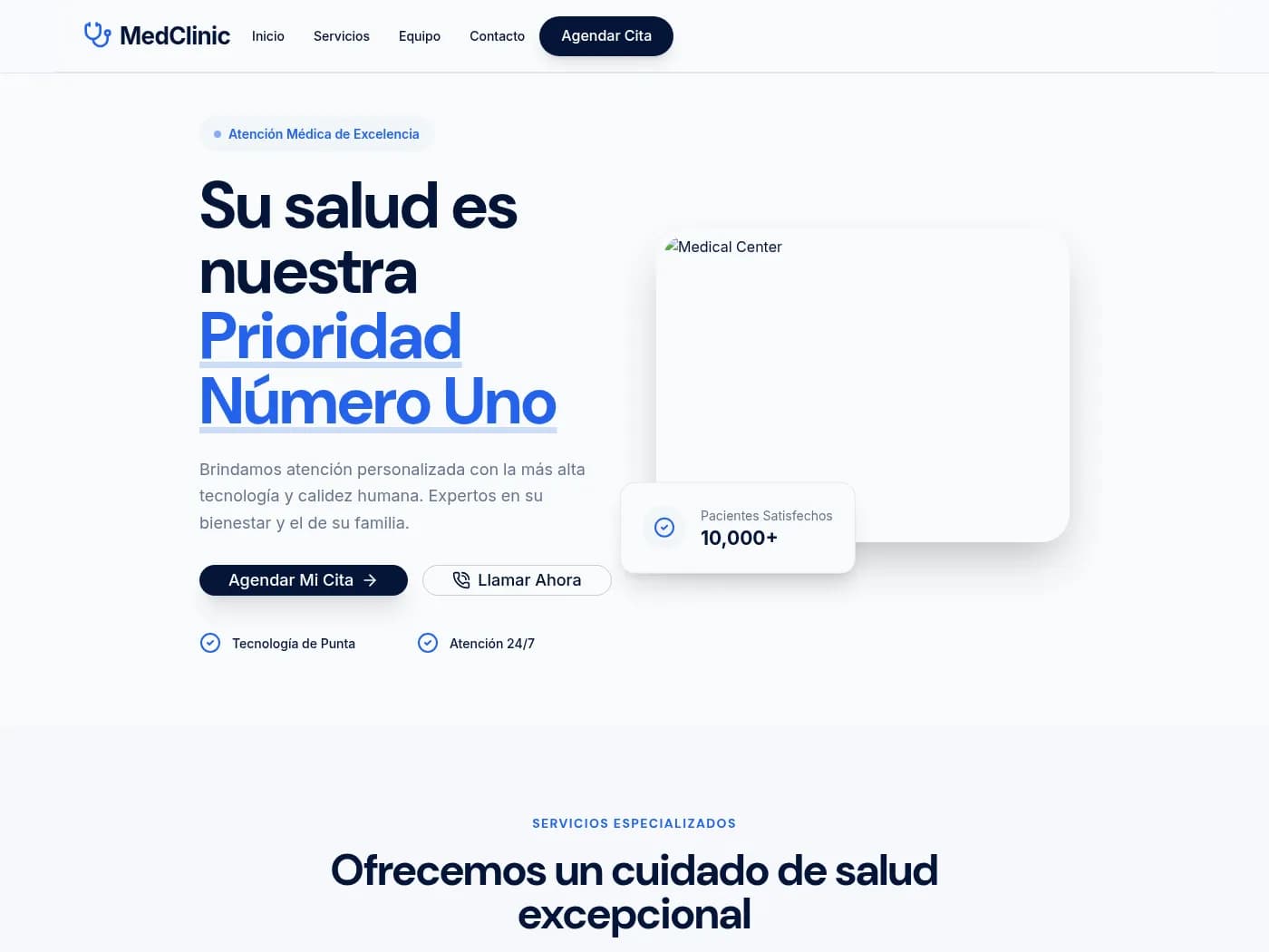 MedClinic Web Portal