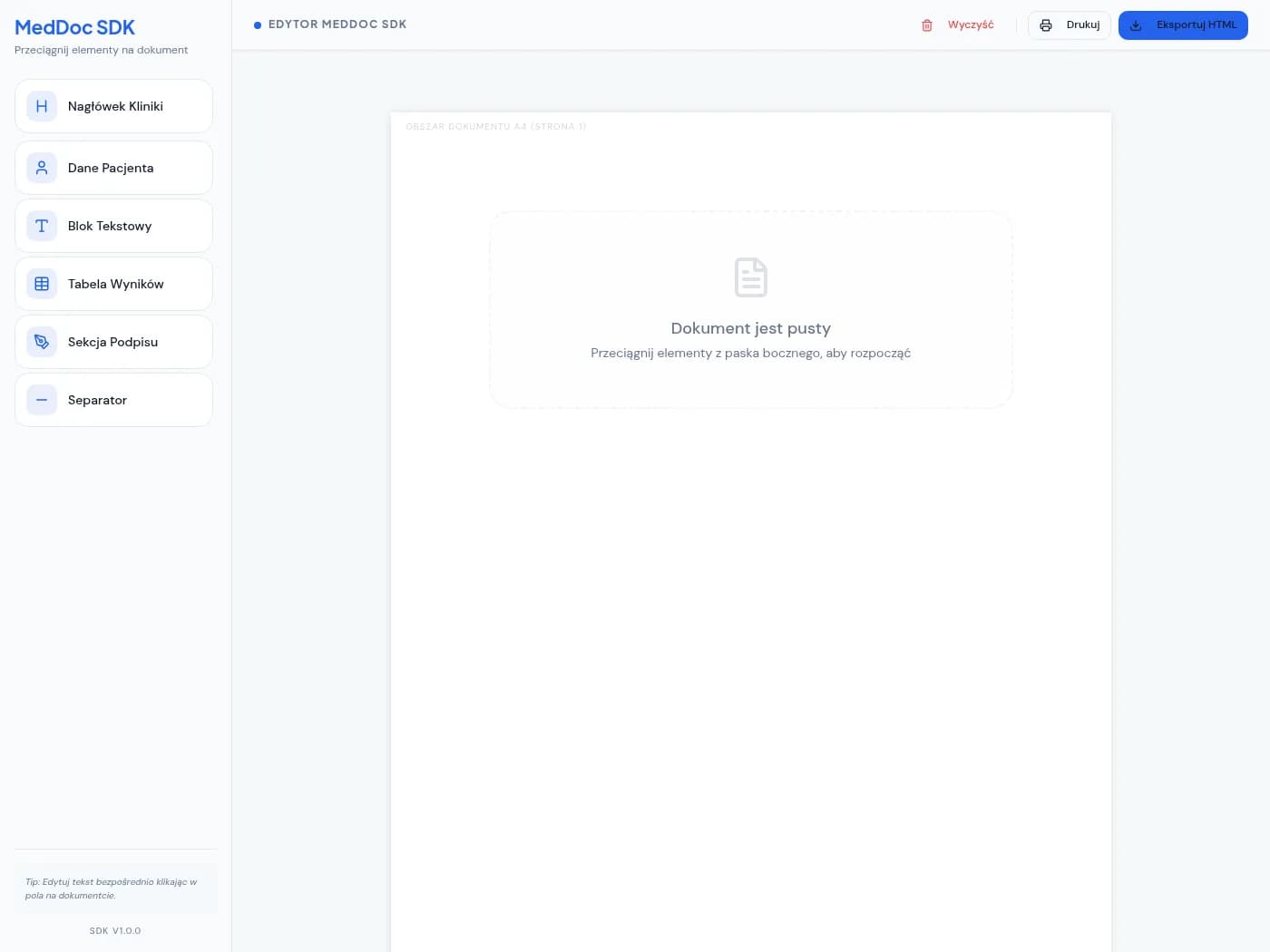 MedDoc Builder SDK