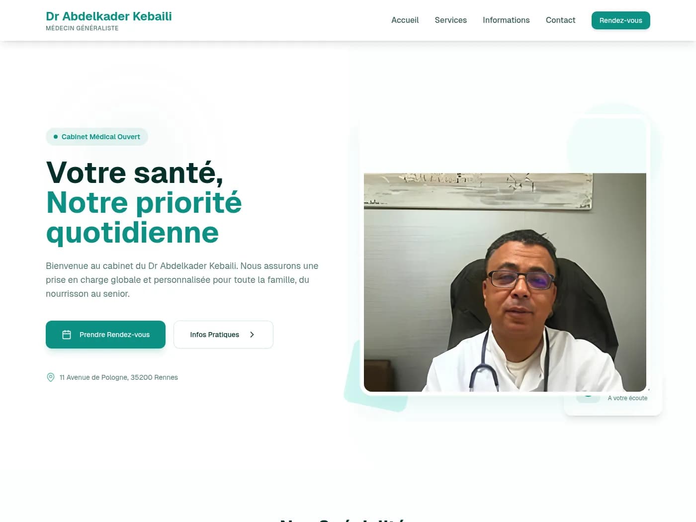 Médecin Généraliste Site
