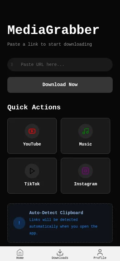 MediaGrabber Mobile