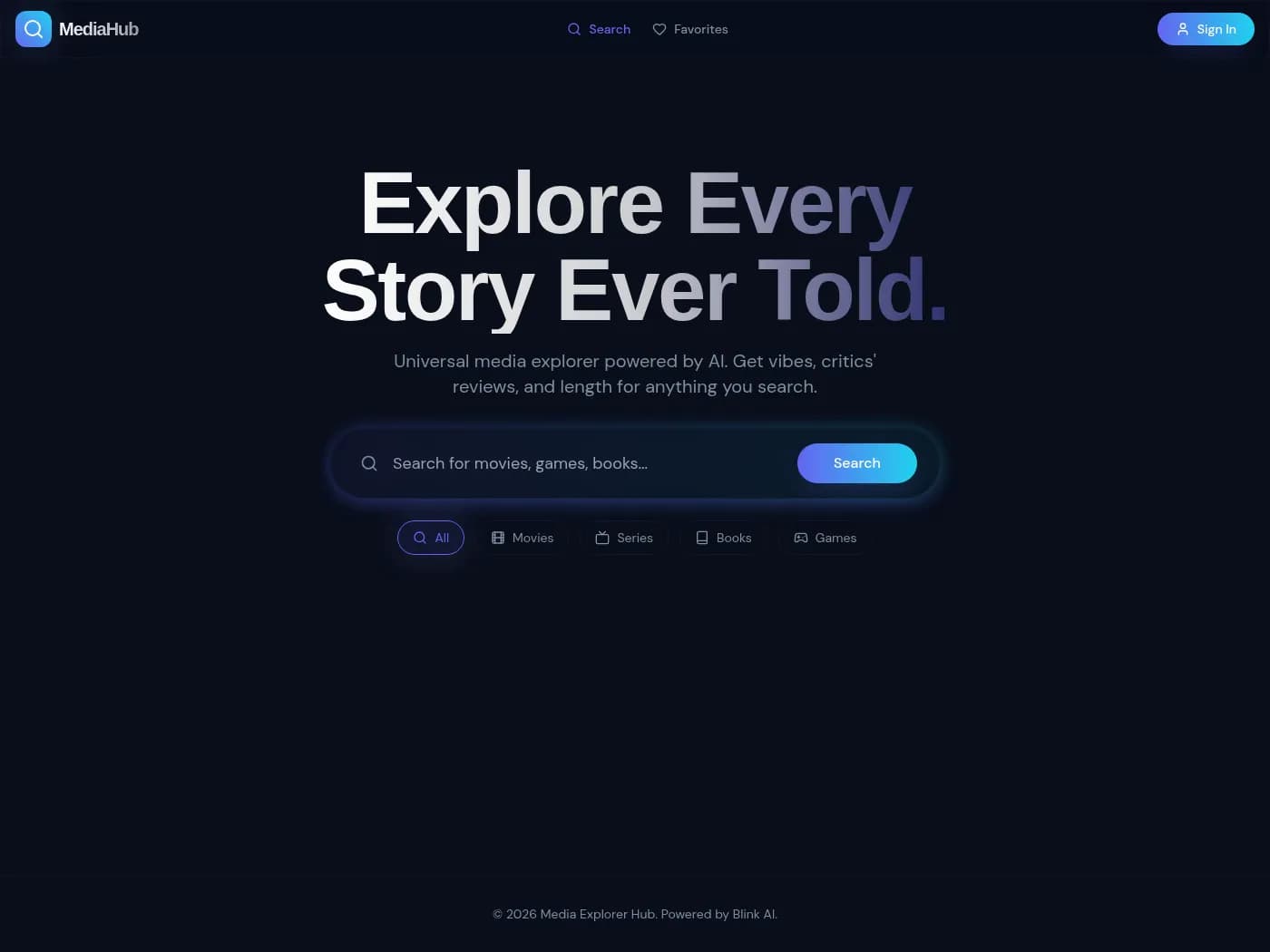 Media Explorer Hub