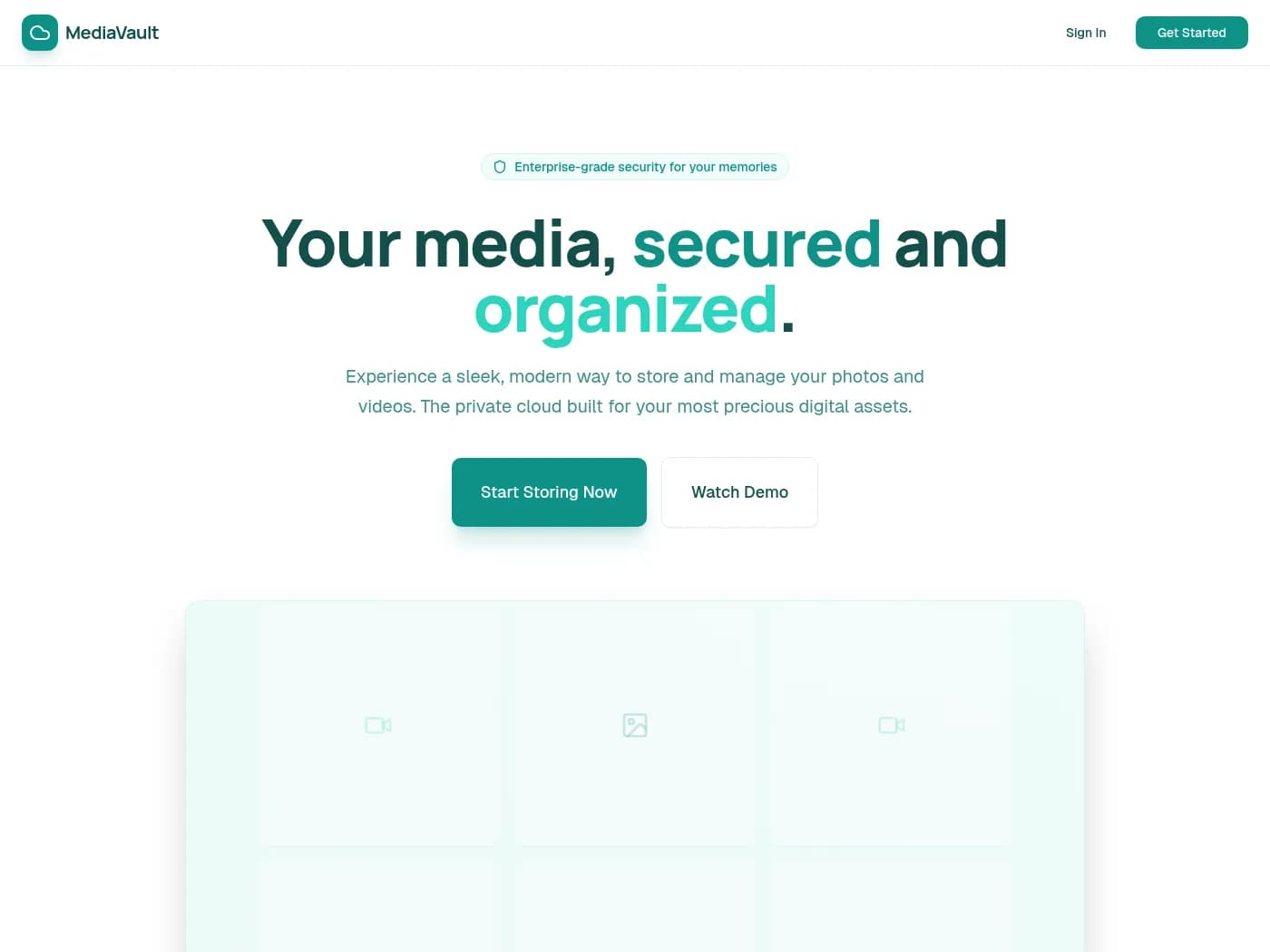 MediaVault Portal
