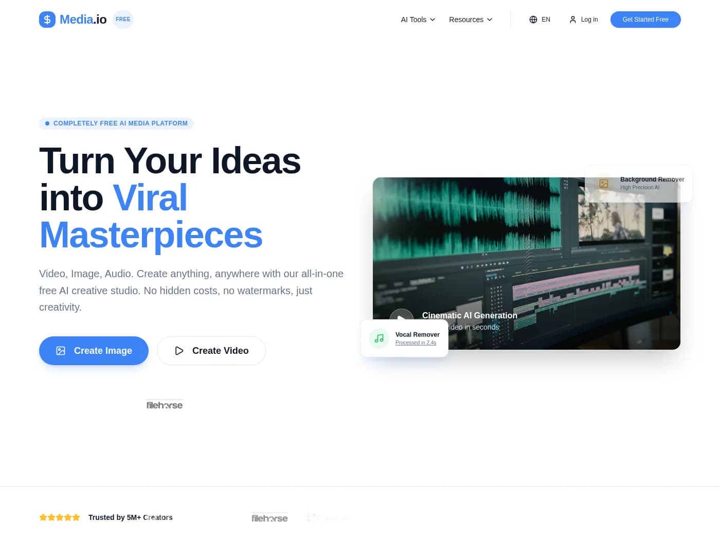 Media.io Free Clone