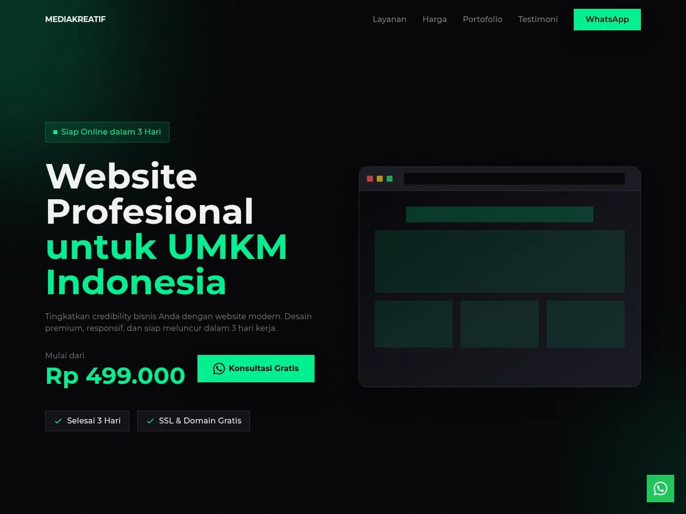 MediaKreatif Redesign