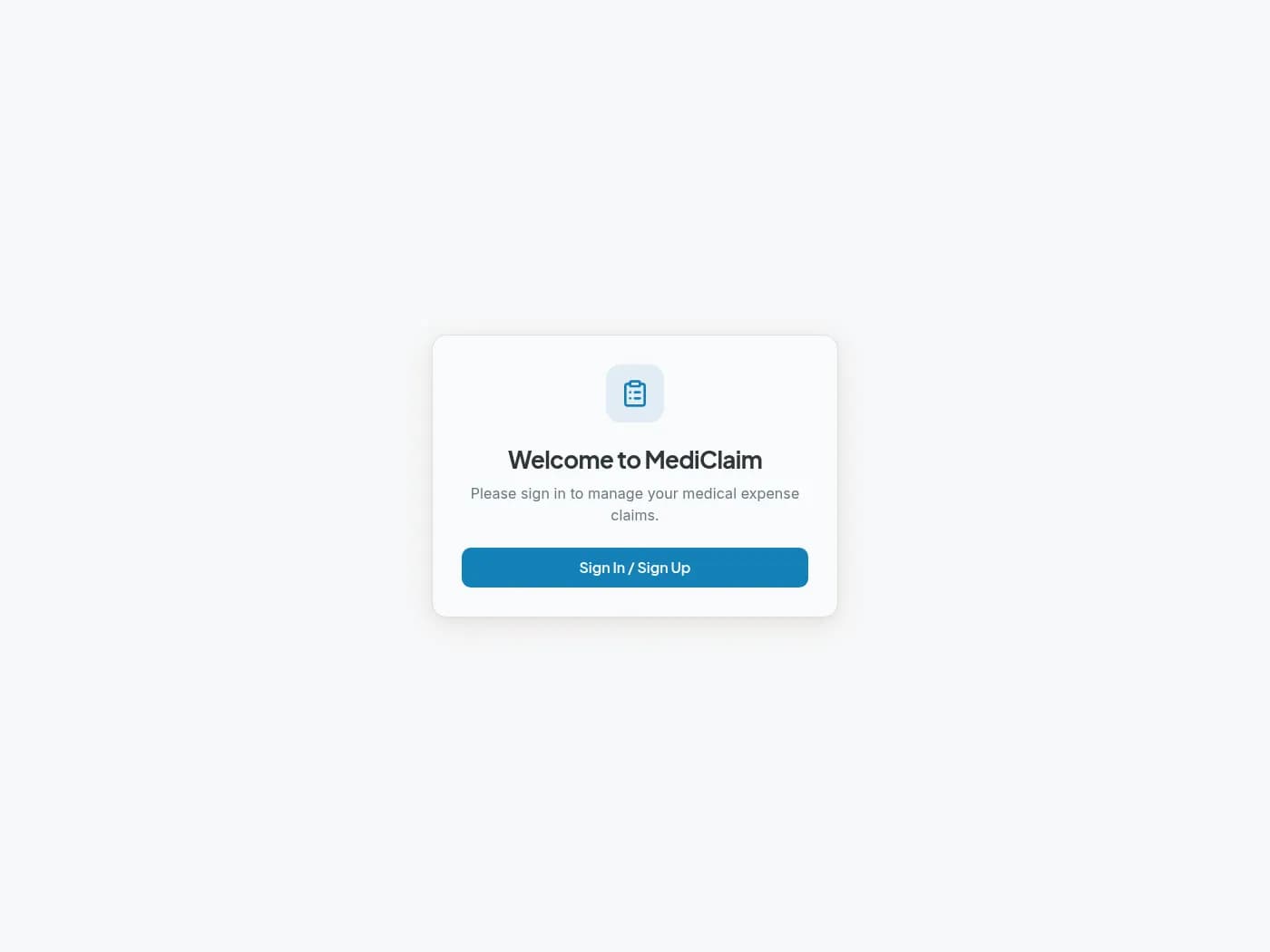MediClaim Portal