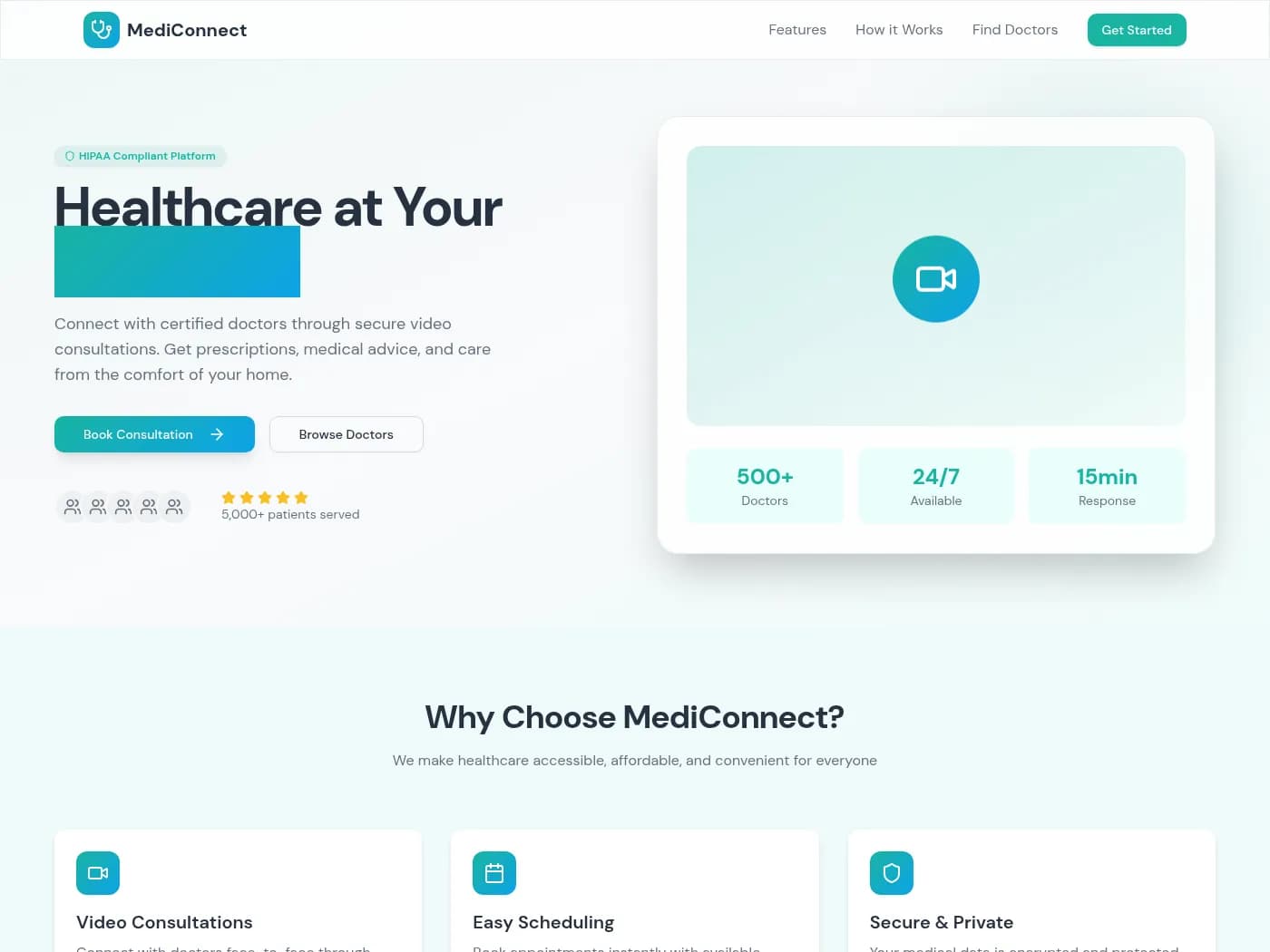 MediConnect Portal