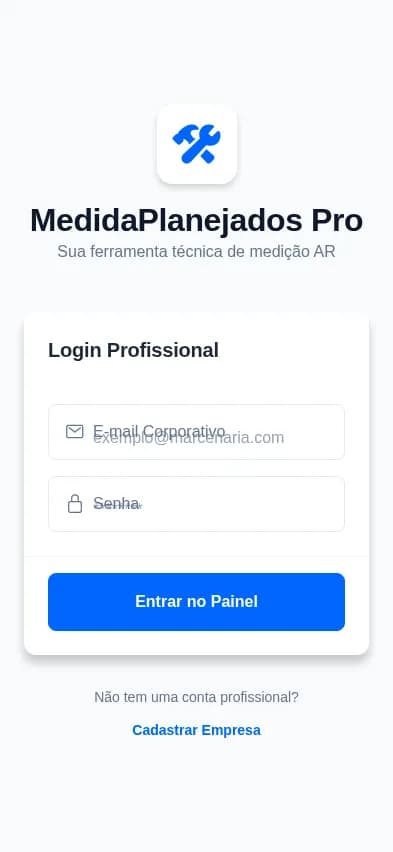 MedidaPlanejados Pro