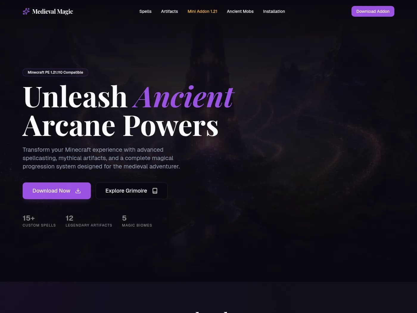Medieval Magic Addon