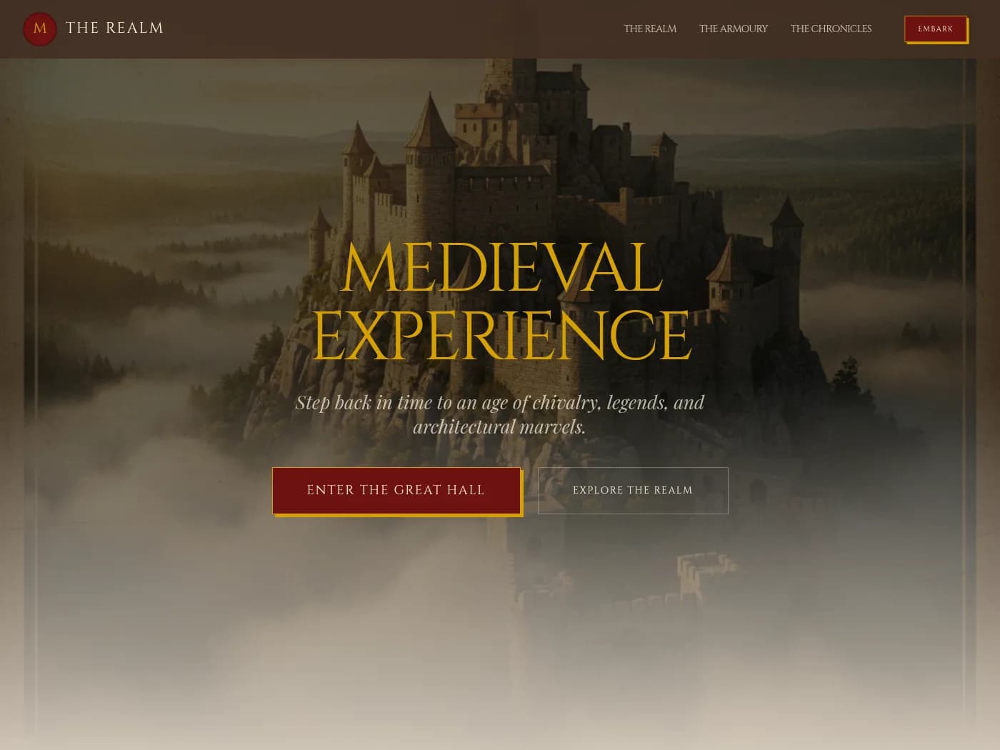 Medieval Web Experience