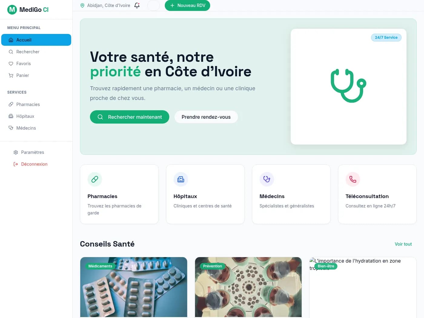 Medigo CI Clone