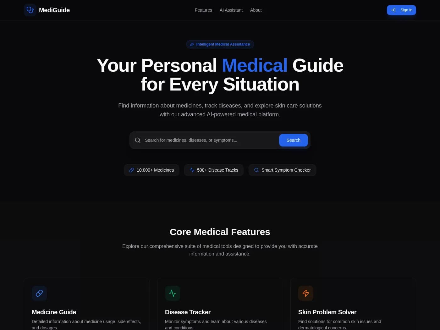 MediGuide App