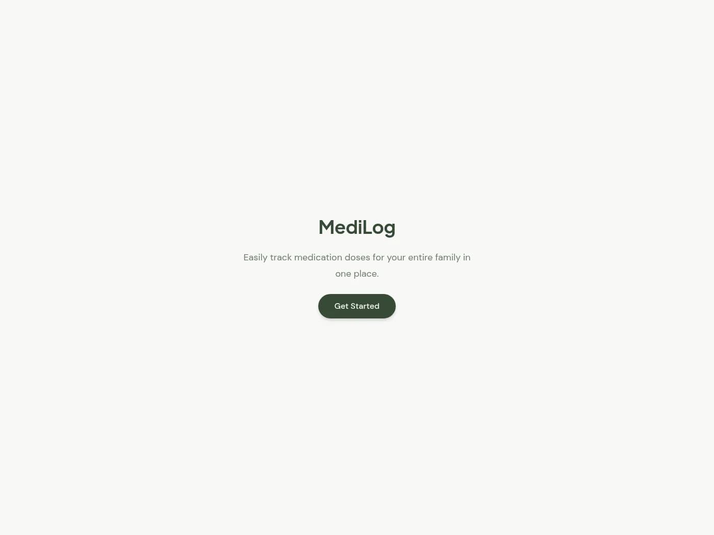 MediLog Family Tracker