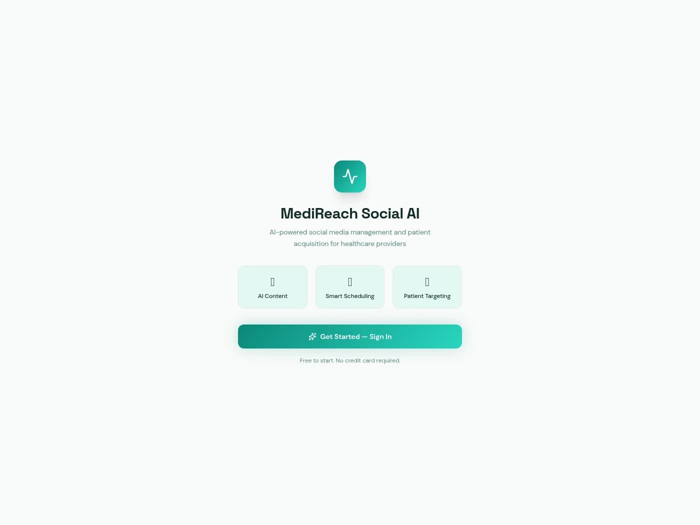 MediReach Social AI