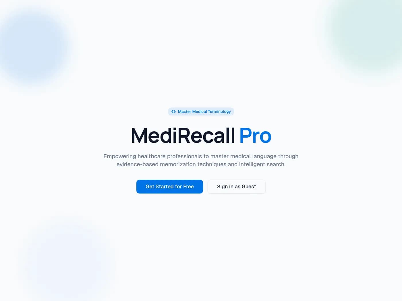 MediRecall Pro