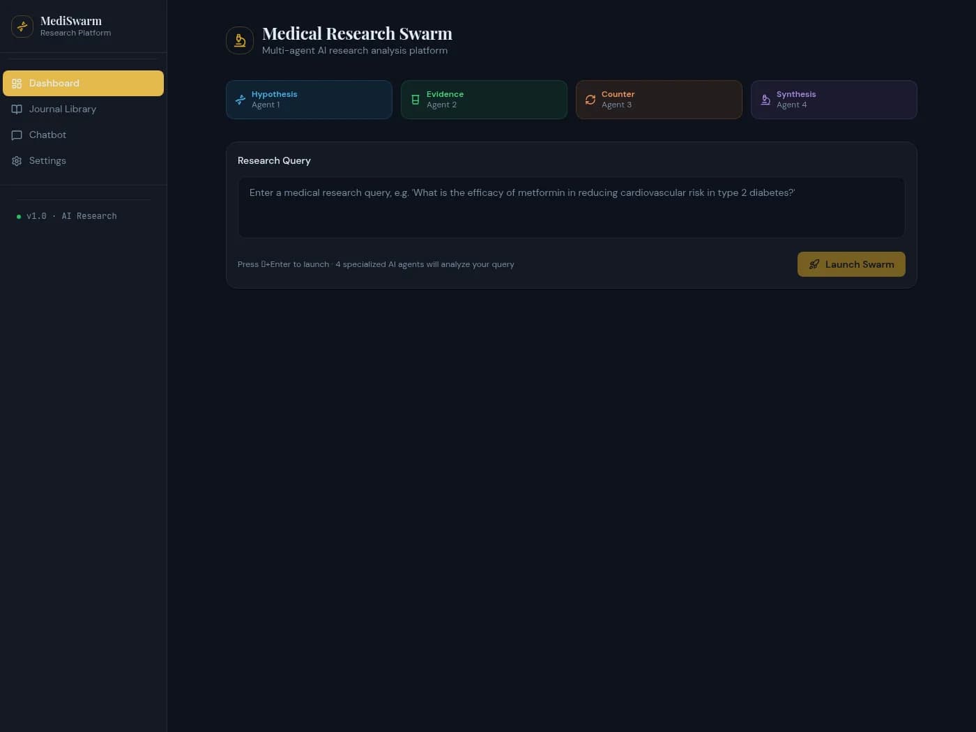 MediSwarm Research Platform