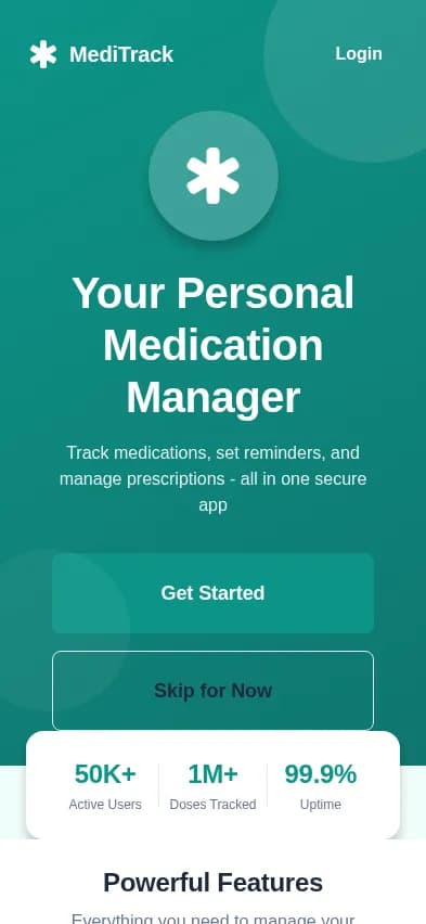 MediTrack Mobile