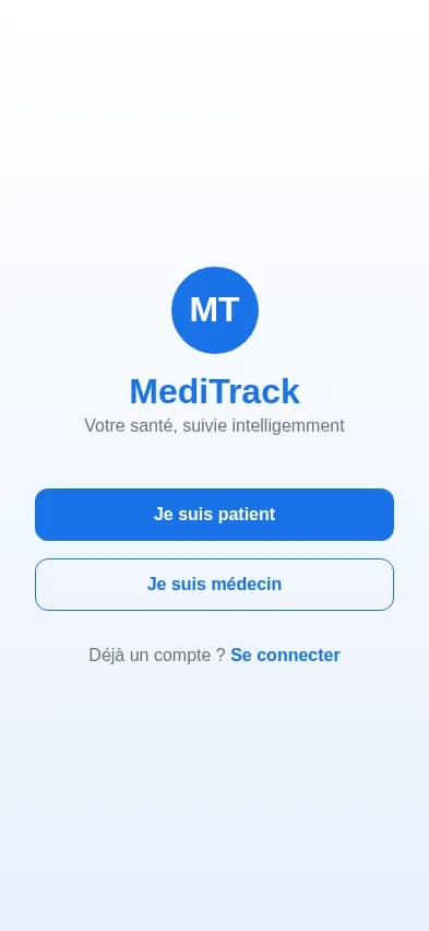 MediTrack Mobile Health App