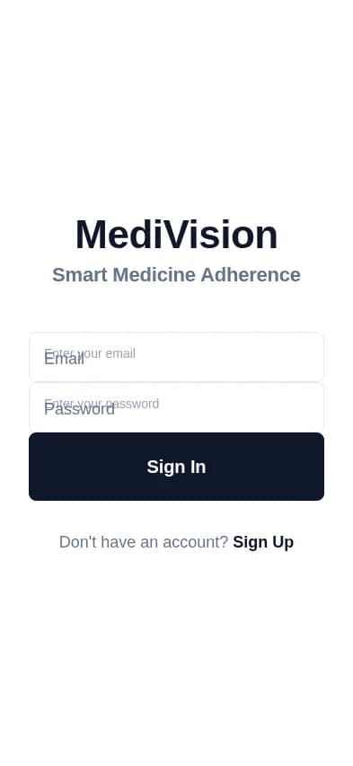 MediVision Smart Adherence App