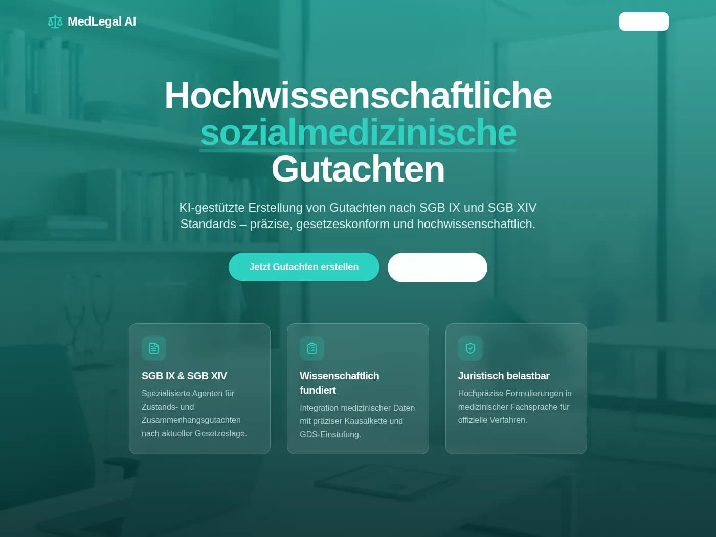 MedLegal AI Gutachten